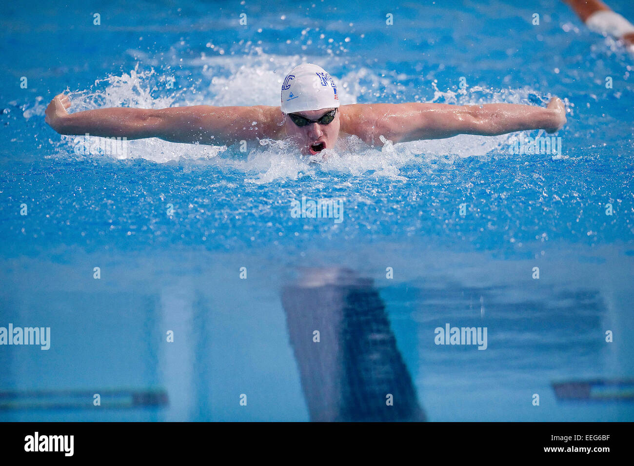 Austin, TX, USA. 17th Jan, 2015. Frank Dyer Heat 1 of the Men's 200 ...