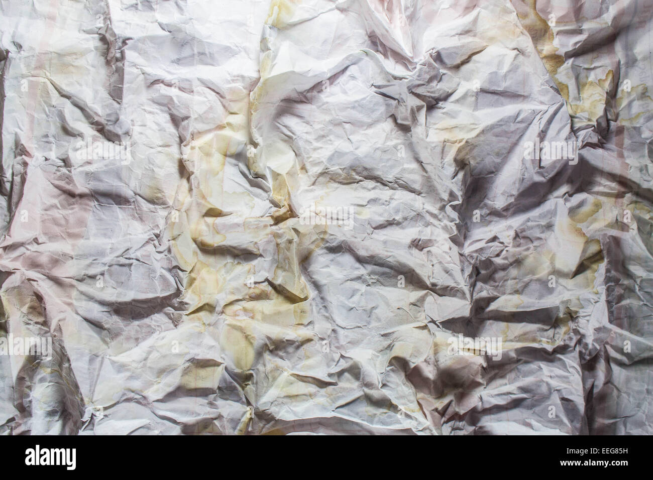 Old wrinkled paper surface roughness Stock Photo - Alamy