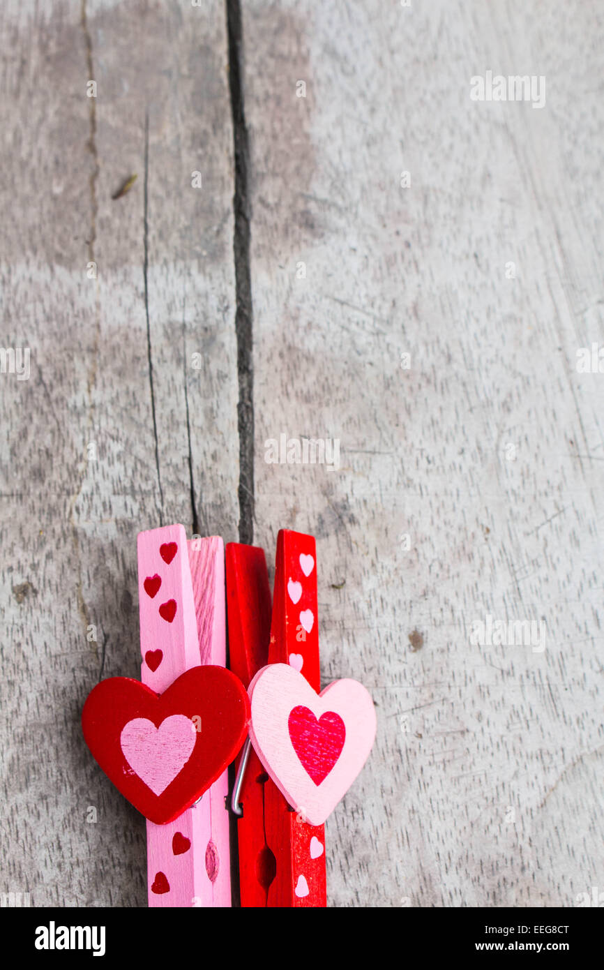 Two hearts that represent love Stock Photo - Alamy