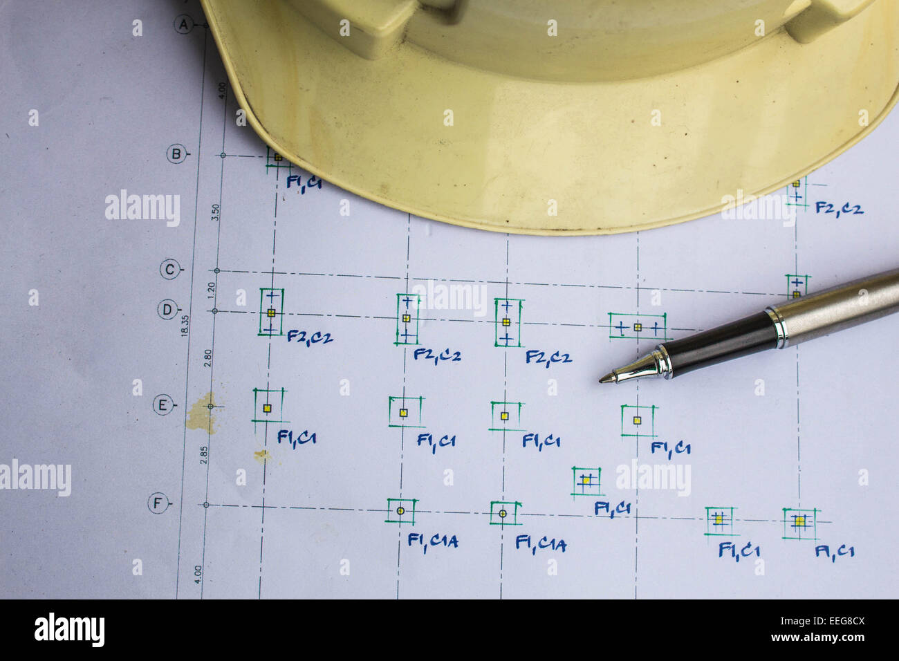 Layout and equipment of Architecture Stock Photo - Alamy