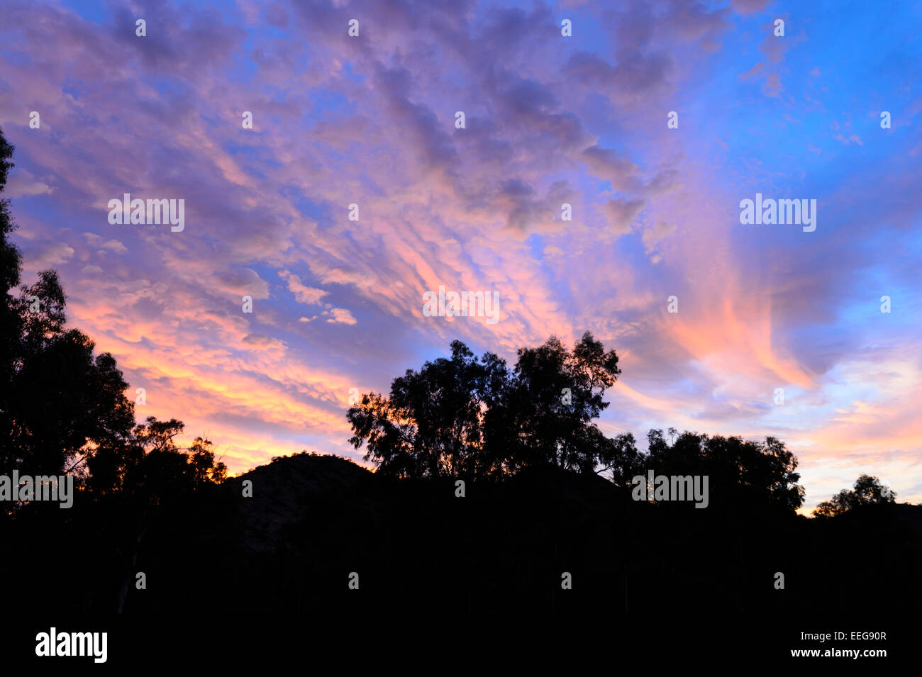 Sunrise in the Outback, South Australia Stock Photo - Alamy