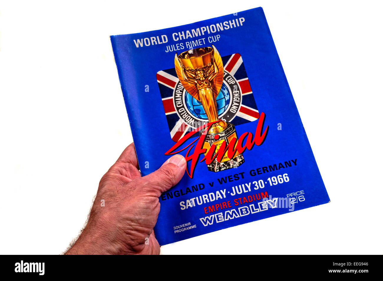 World cup final programme Cut Out Stock Images & Pictures - Alamy