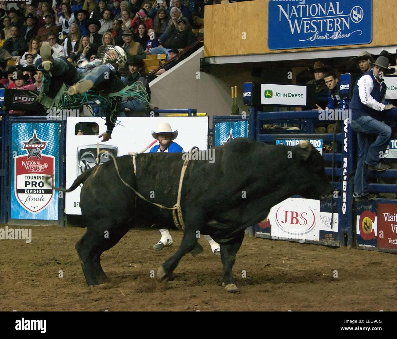 Denver, Colorado, USA. 13th Jan, 2015. GAGE GAY of Staley, NC. gets ...