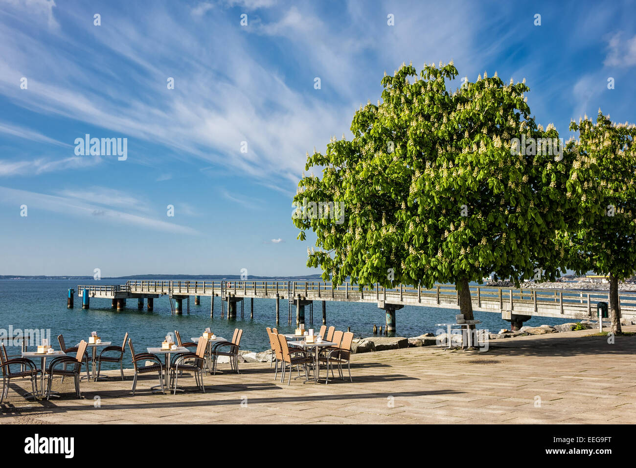 Promenade in Sassnitz on the island Ruegen in Germany Stock Photo - Alamy