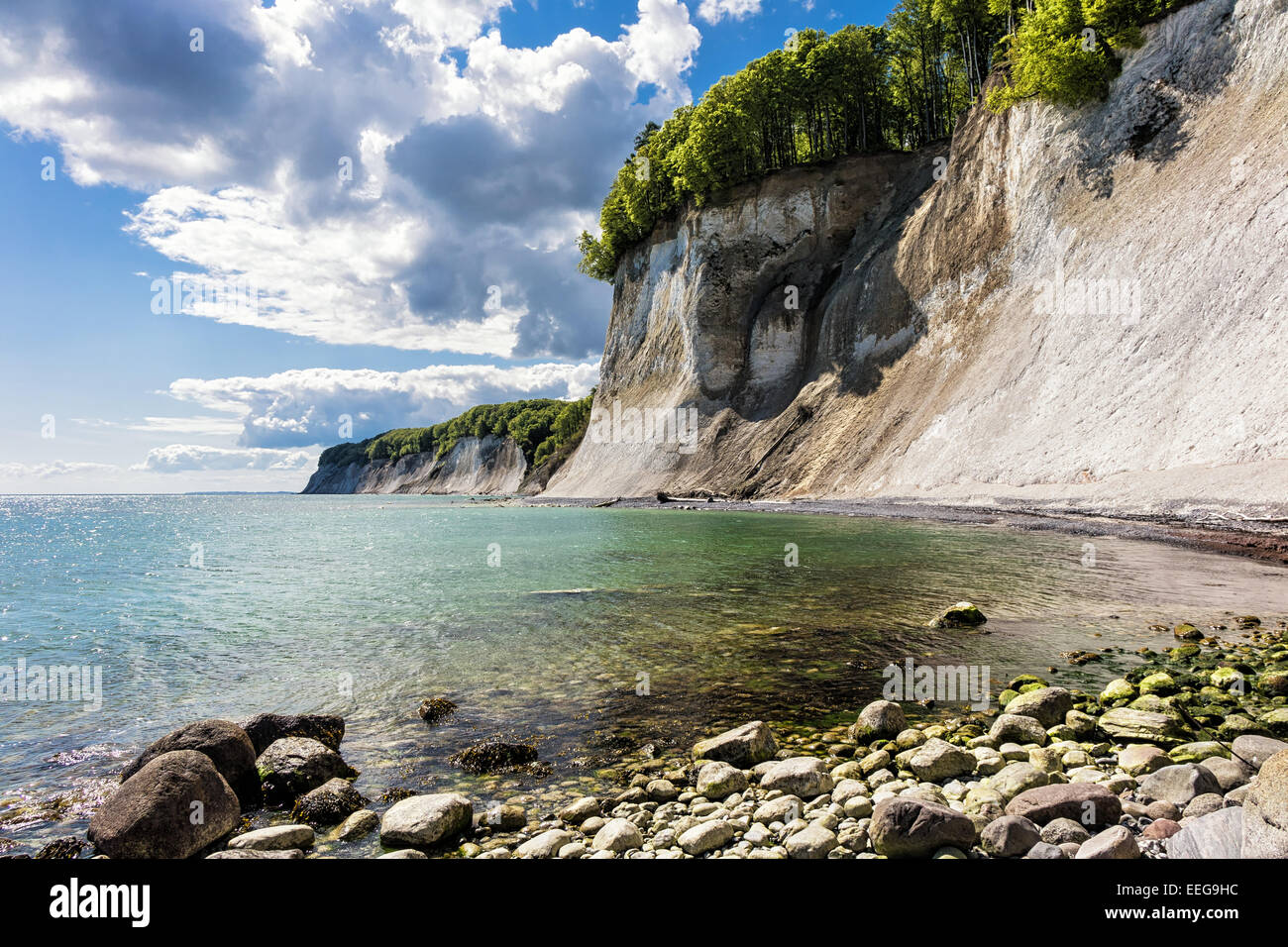 Chalk cliff on the island Ruegen in Germany Stock Photo - Alamy