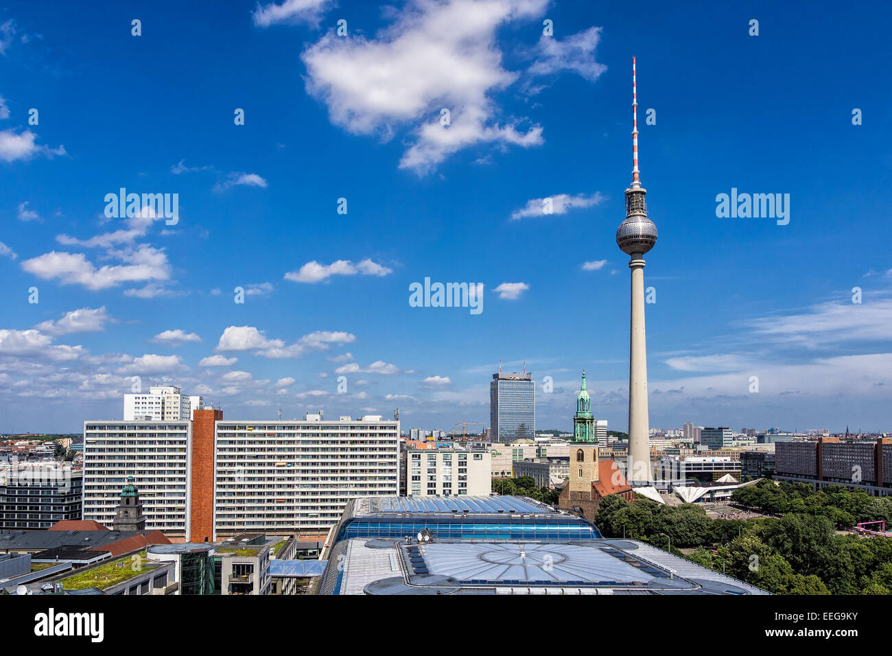 View to Berlin in Germany Stock Photo - Alamy