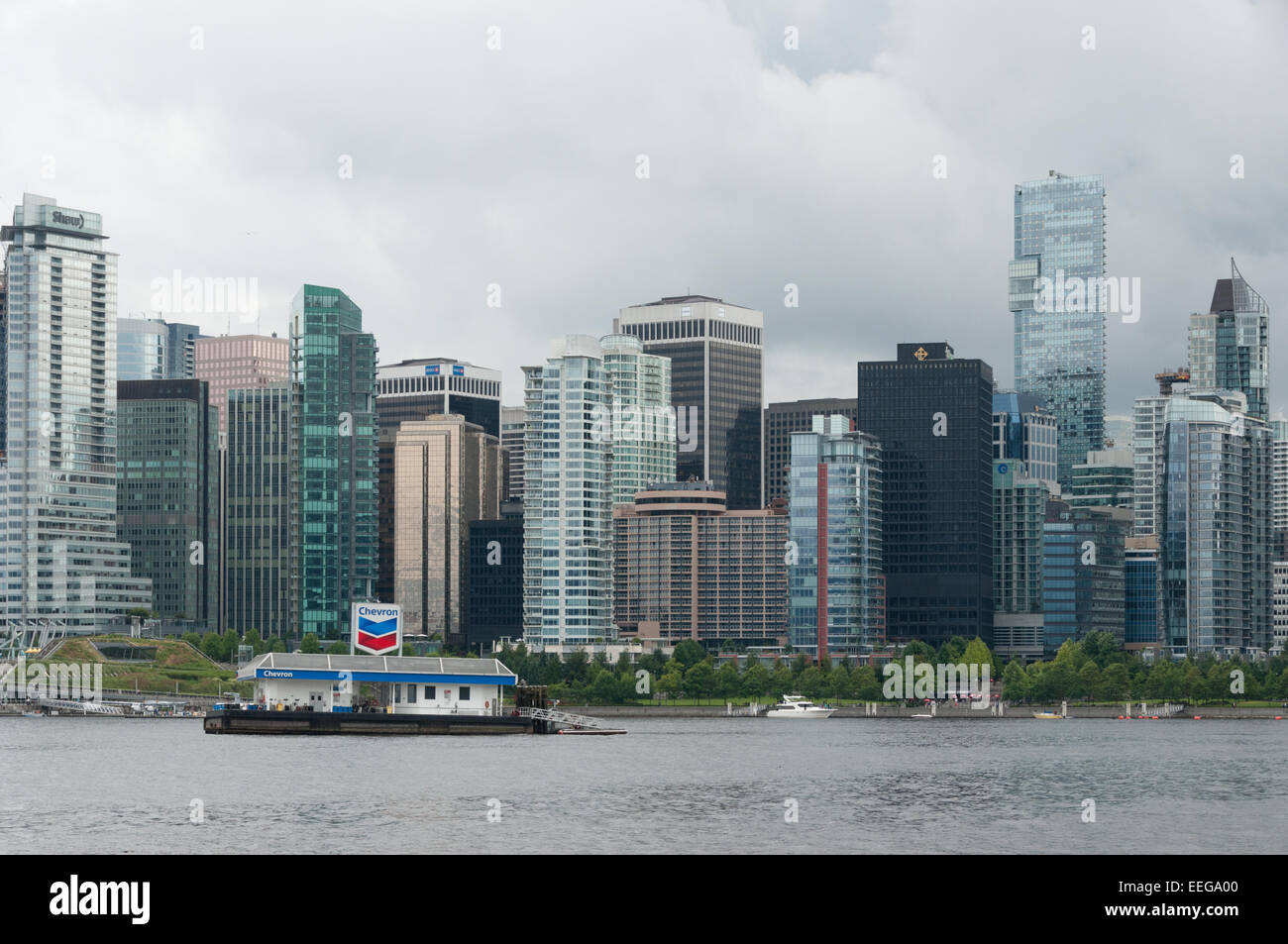 Chevron Legacy, a marine fuel station in Vancouver Harbour - opened ...