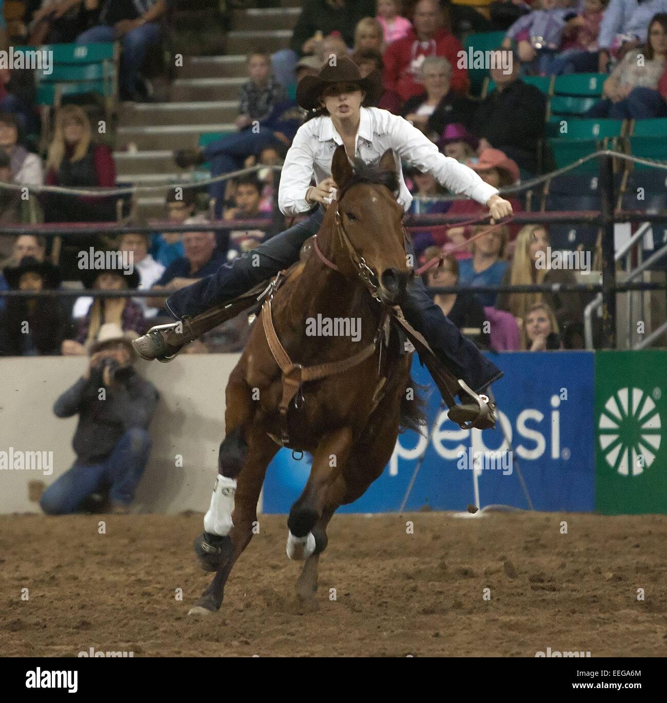 Denver, Colorado, USA. 17th Jan, 2015. ABBY PURSIFULL of Arthur City ...