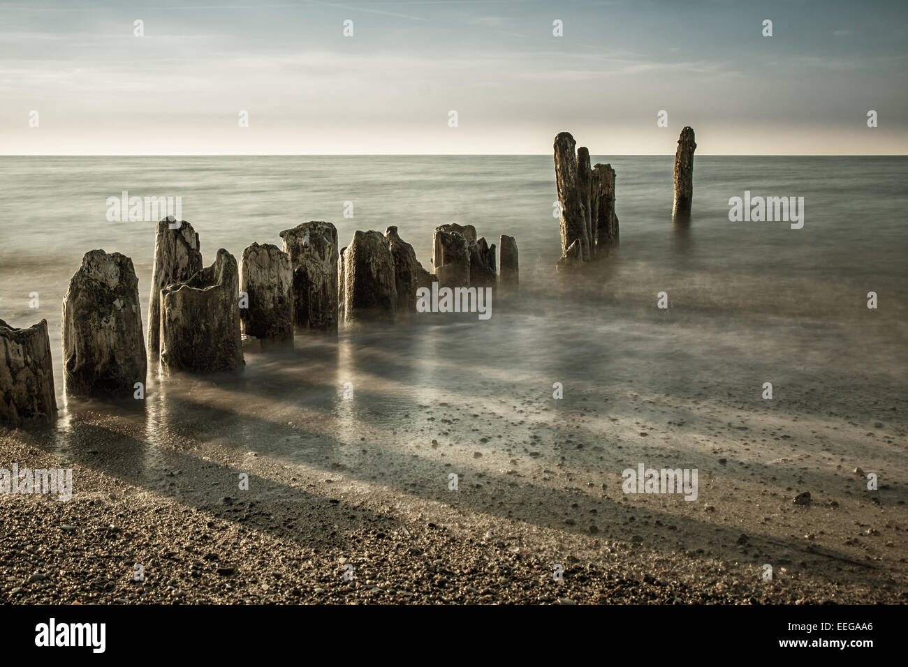 Long exposure groyne on hi-res stock photography and images - Alamy