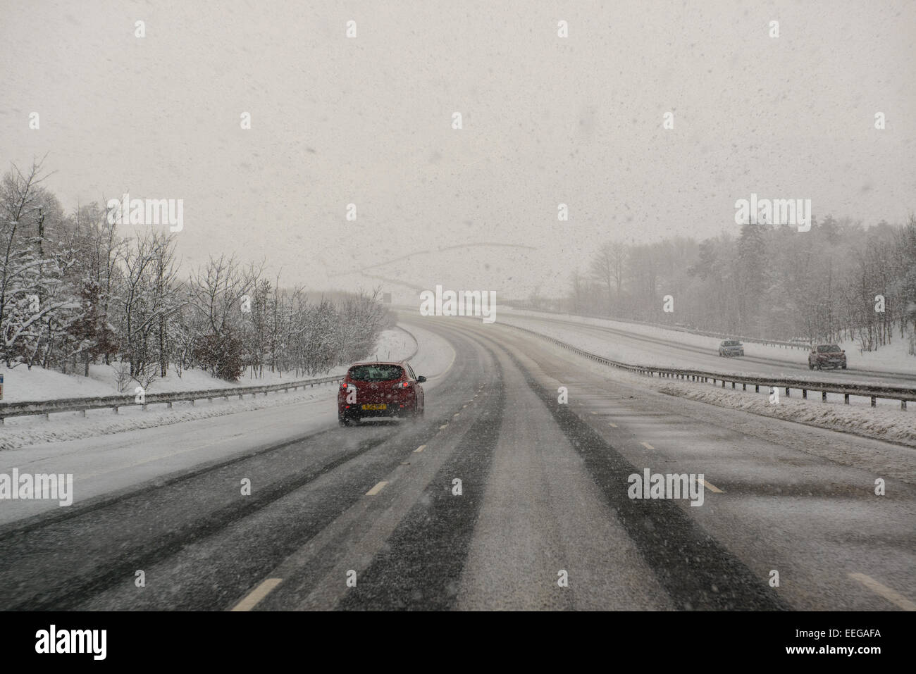 Heavy snow continues to fall throughout the early morning bringing ...