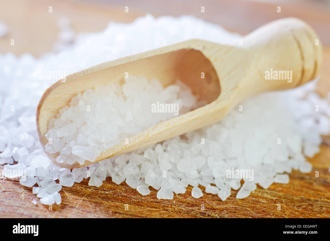 Spoonful of sea salt hi-res stock photography and images - Alamy