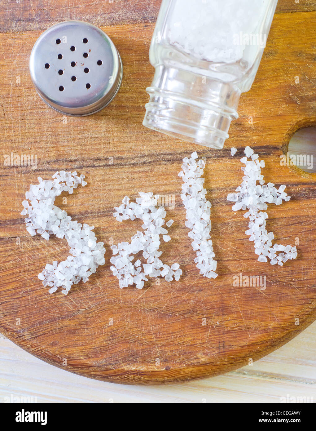 Sea salt pile pouring hi-res stock photography and images - Alamy