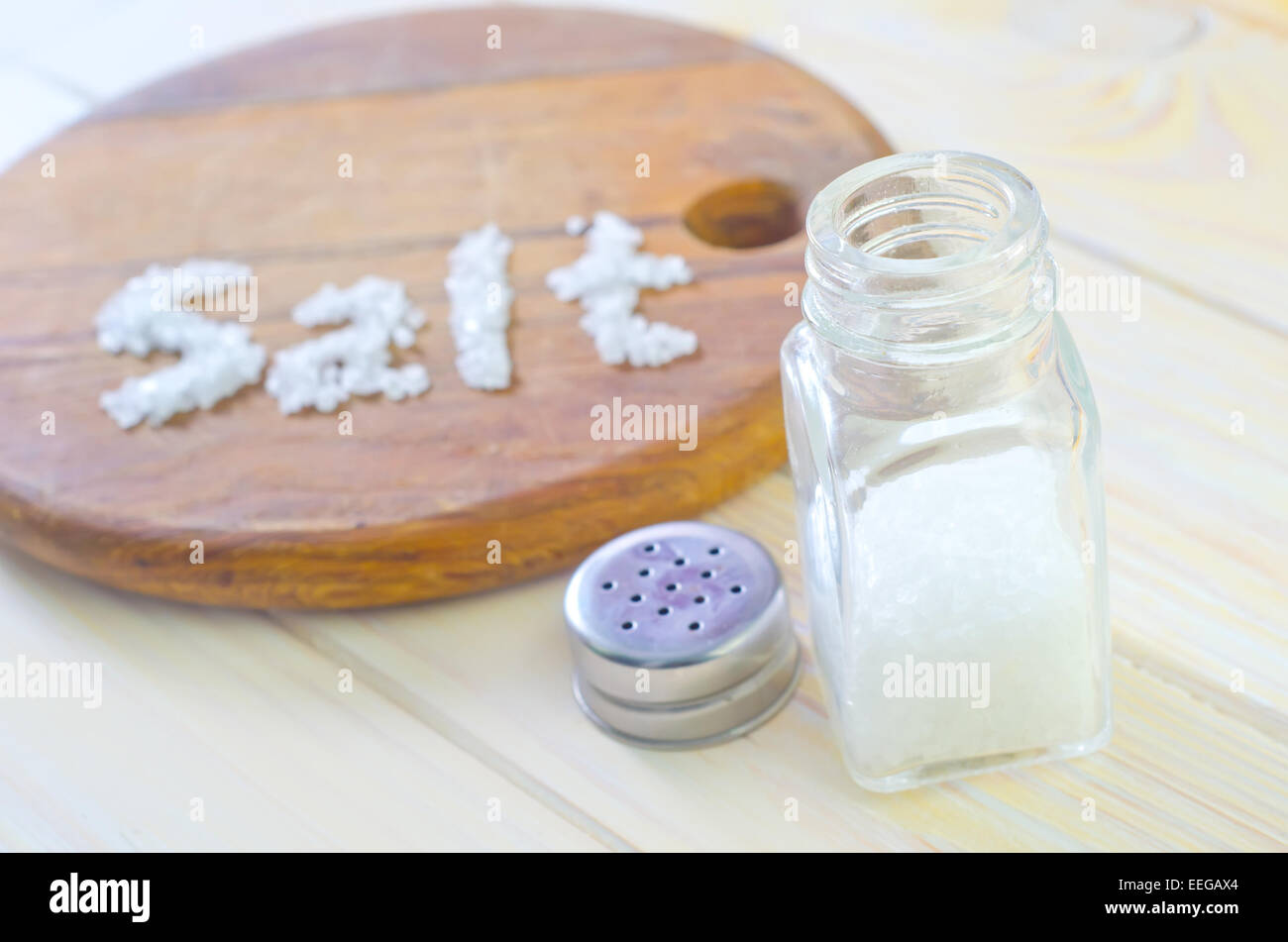 Spoonful of sea salt hi-res stock photography and images - Alamy