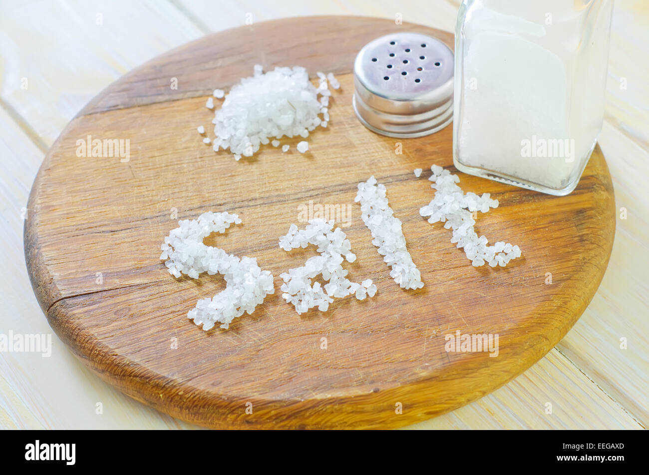 Spoonful of sea salt hi-res stock photography and images - Alamy