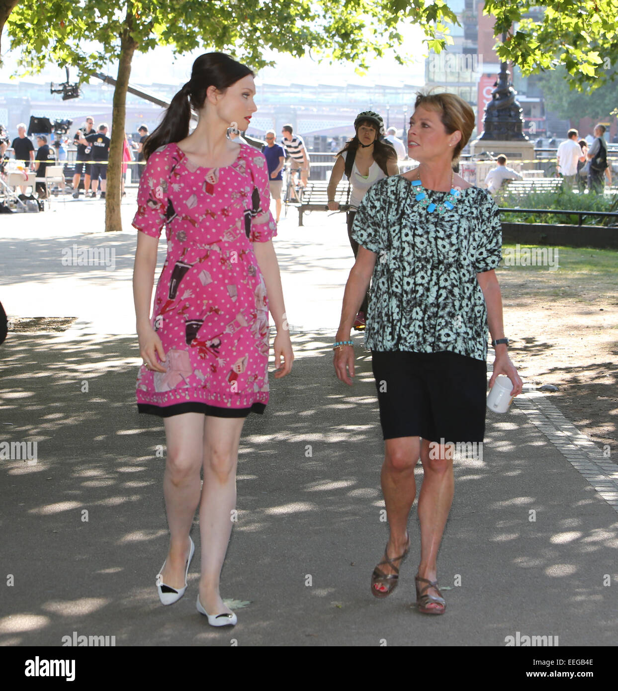Sophie Ellis Bextor and her mother Janet Ellis outside ITV Studios ...