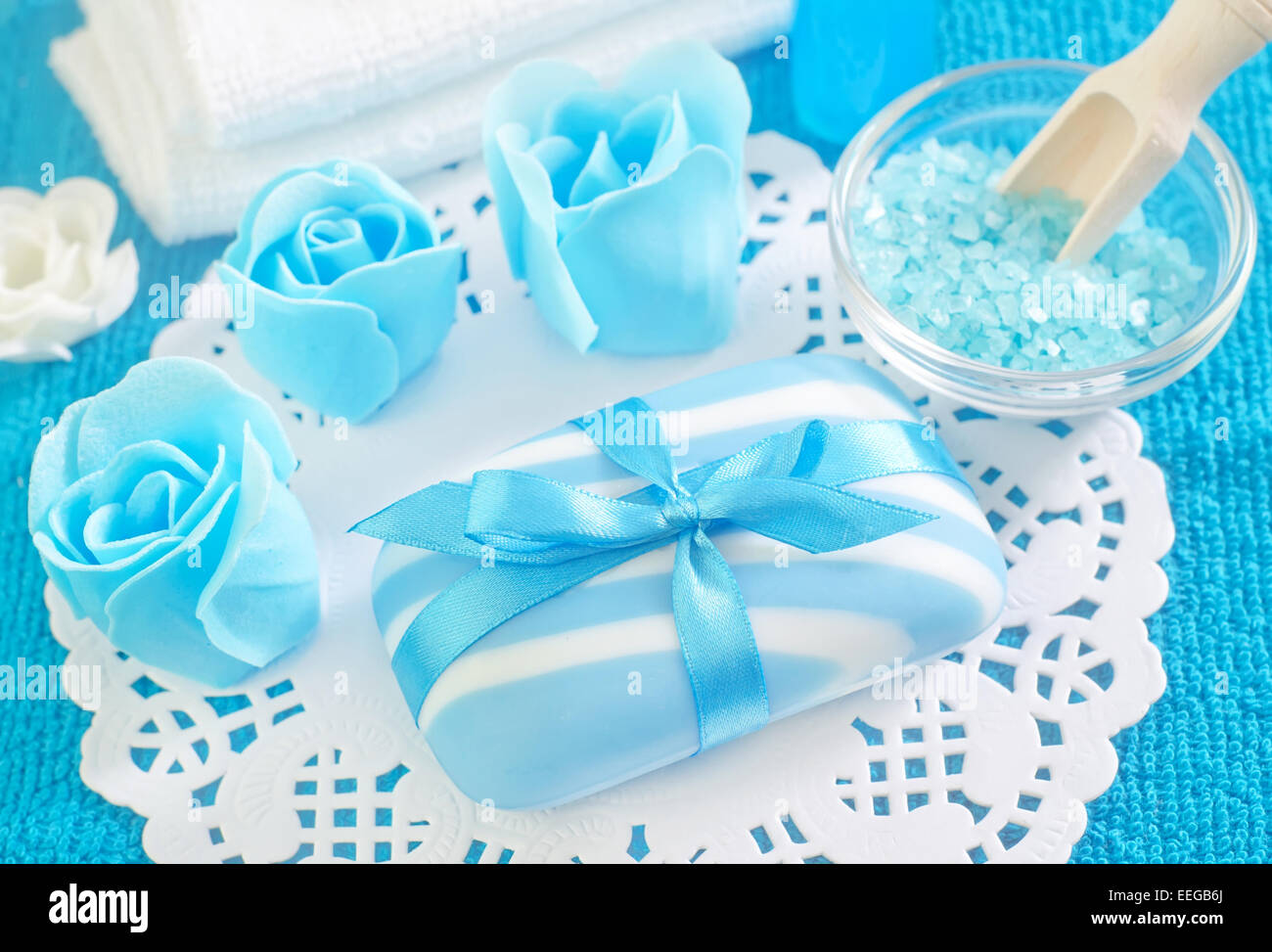 sea salt and oil Stock Photo - Alamy