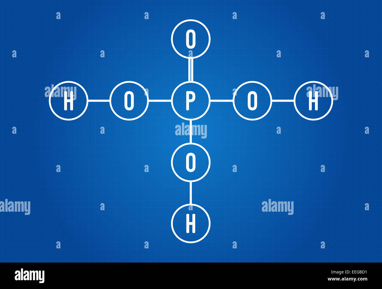 Chemical Formula Of Phosphoric Acid Stock Photo - Alamy