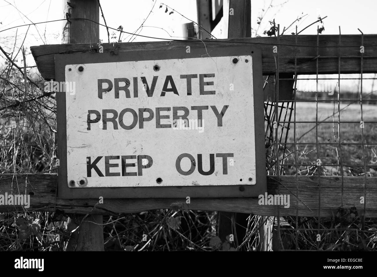 Private Property Keep Out Stock Photo - Alamy Private Property Keep Out Stock Photo - Alamy