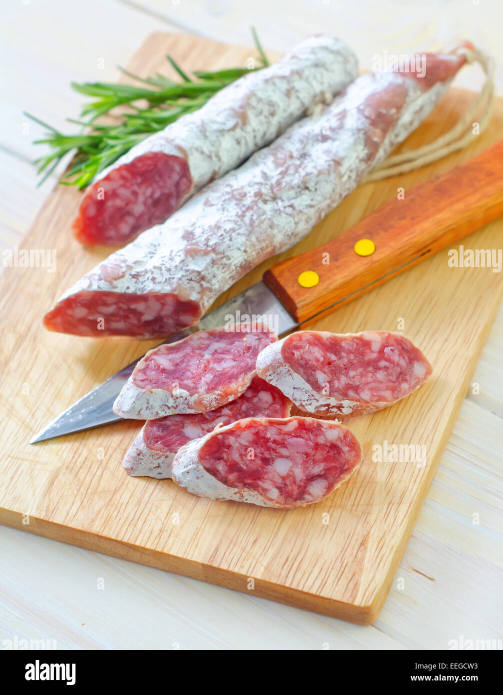 Calabrese salami hi-res stock photography and images - Alamy