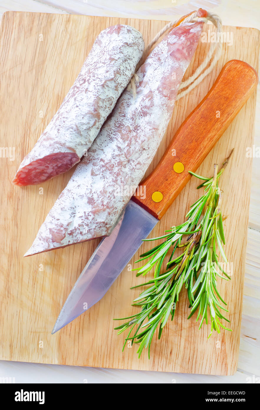 Calabrese Salami Stock Photos & Calabrese Salami Stock Images - Alamy