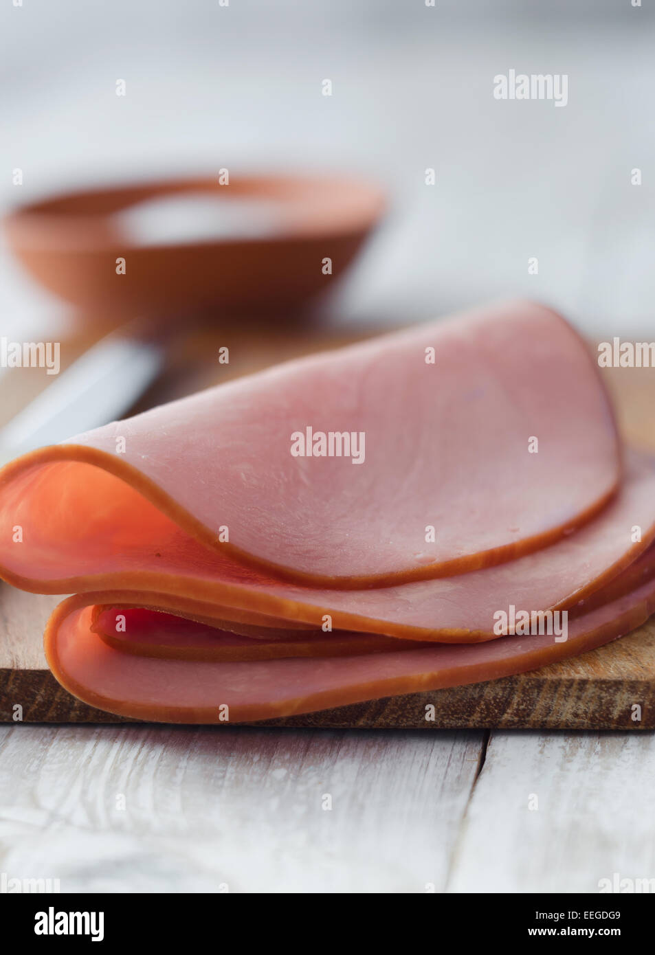 Ham slices hi-res stock photography and images - Alamy