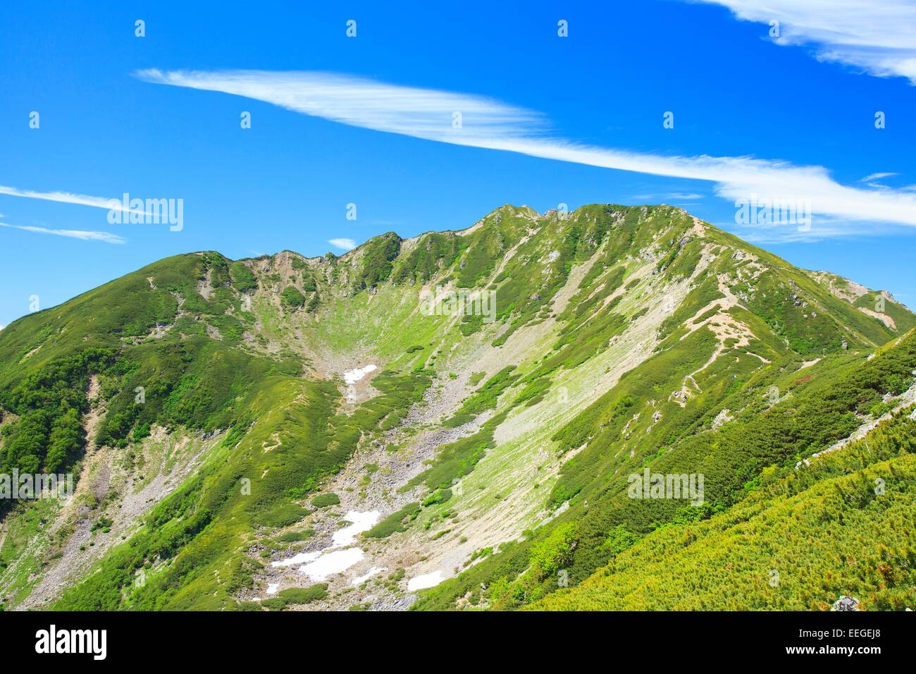 Southern Alps Mt. Senjougatake, Yamanashi, Japan Stock Photo - Alamy