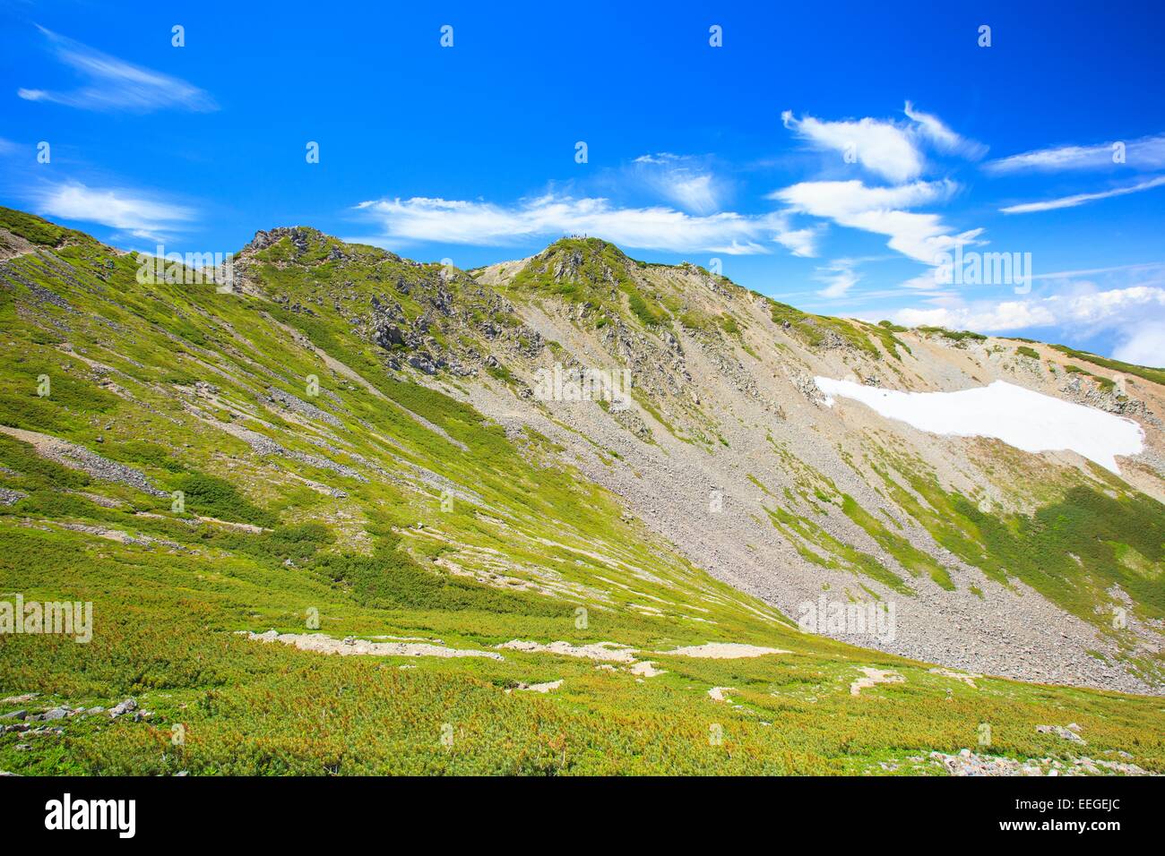 Southern Alps Mt. Senjougatake, Yamanashi, Japan Stock Photo - Alamy