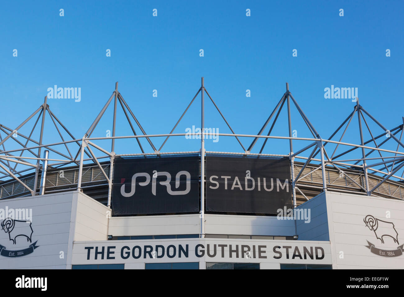 Main Stand Exterior Derby County Stock Photo - Alamy