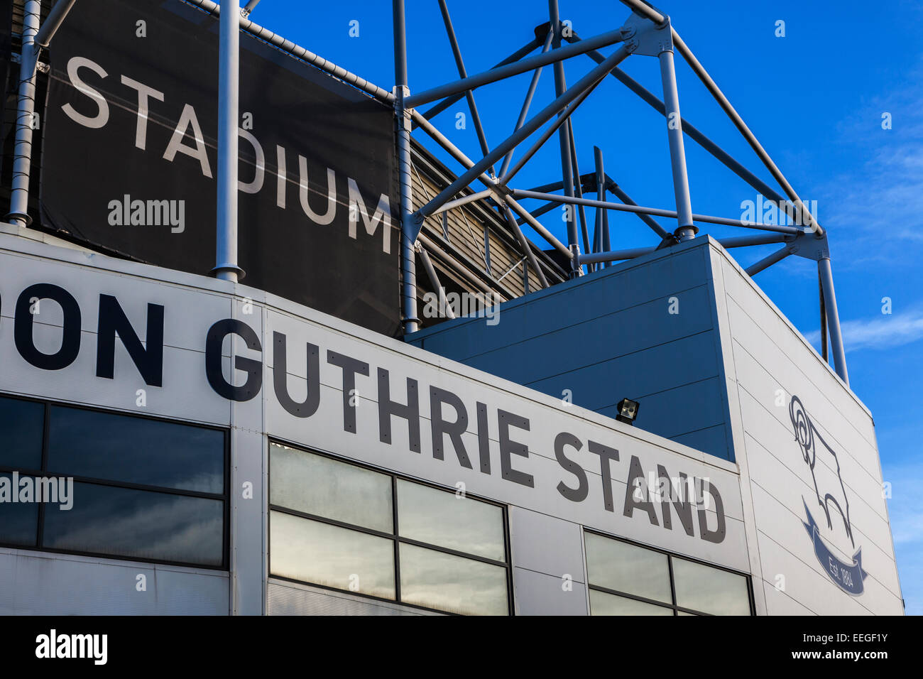 Derby county stadium stand hi-res stock photography and images - Alamy