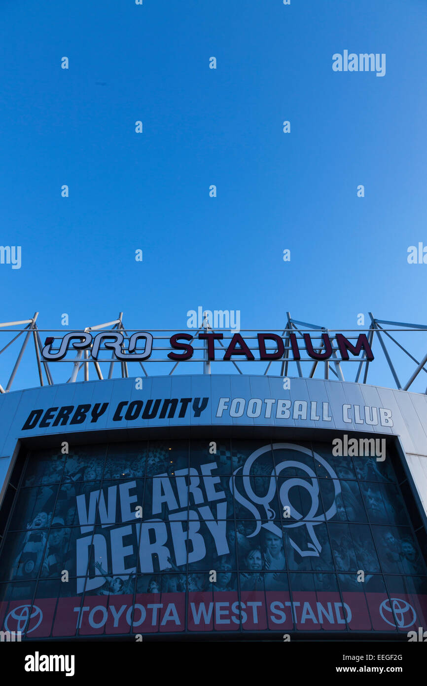 Derby county stadium stand hi-res stock photography and images - Alamy