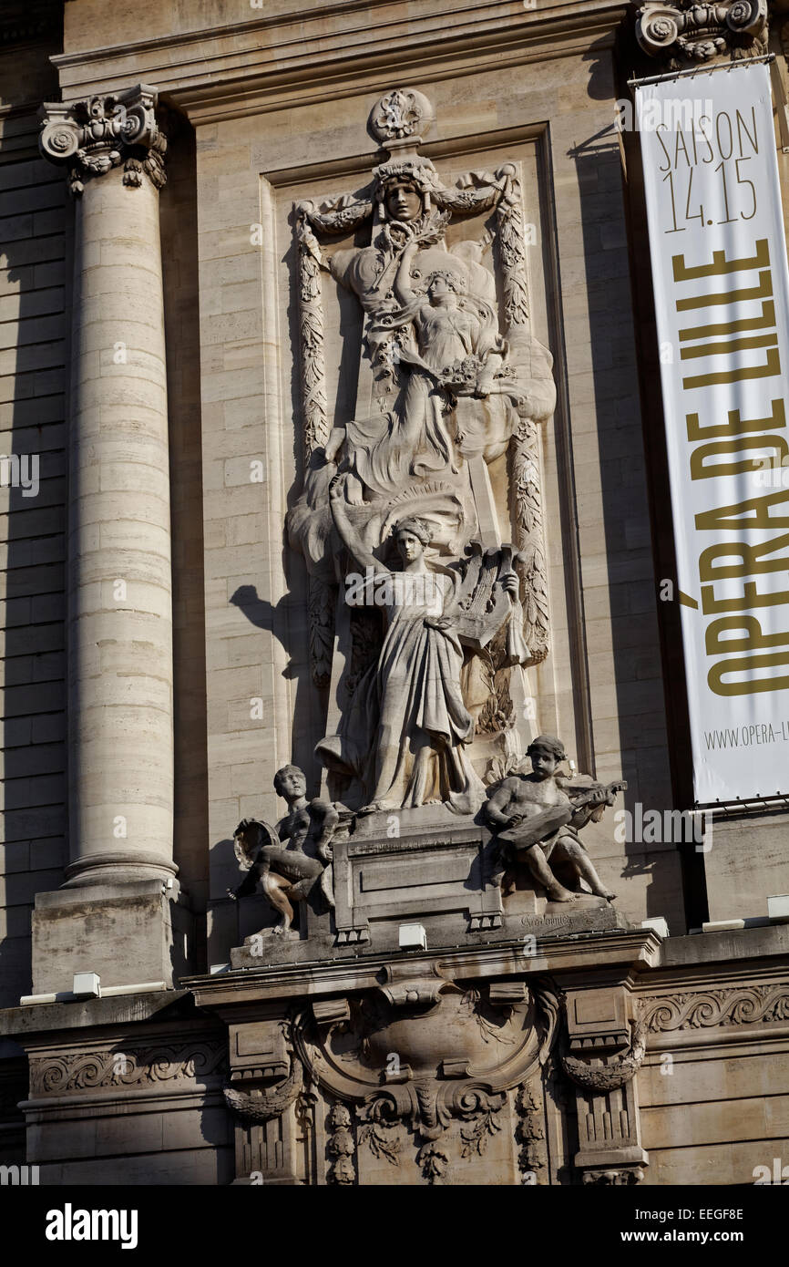 Lille opera building hi-res stock photography and images - Alamy