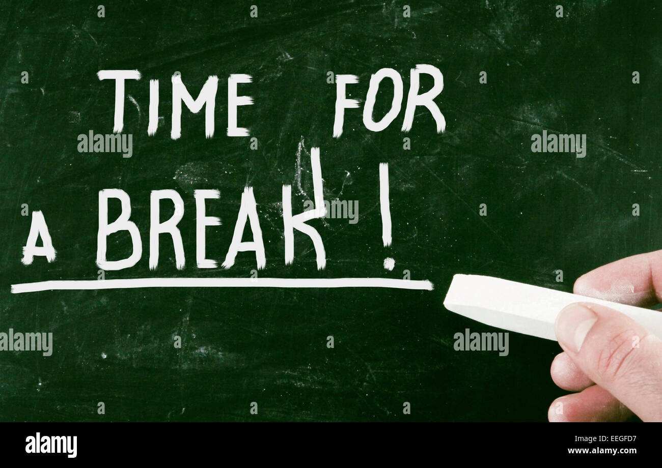 time for a break! Stock Photo - Alamy