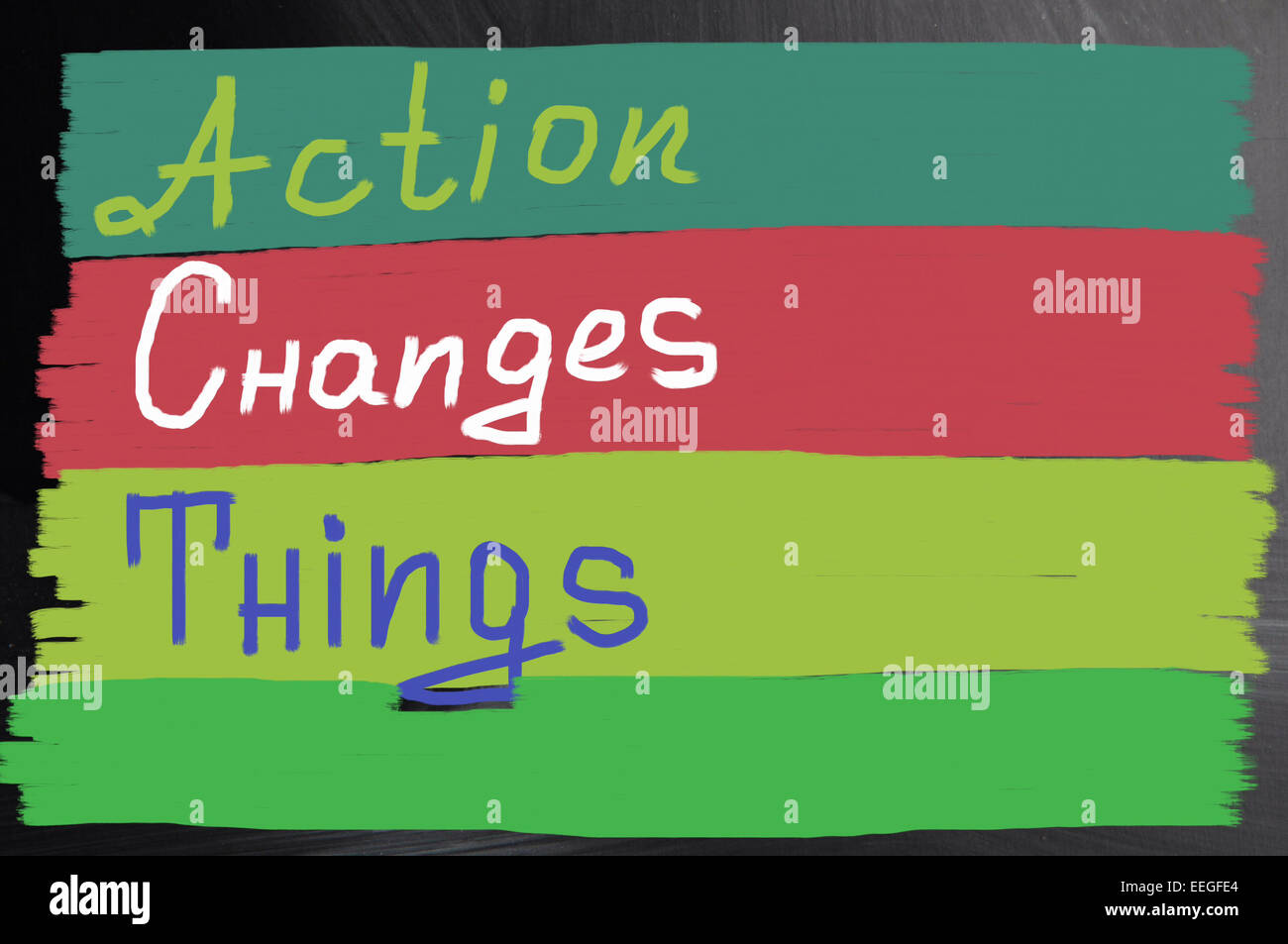 action changes things Stock Photo - Alamy