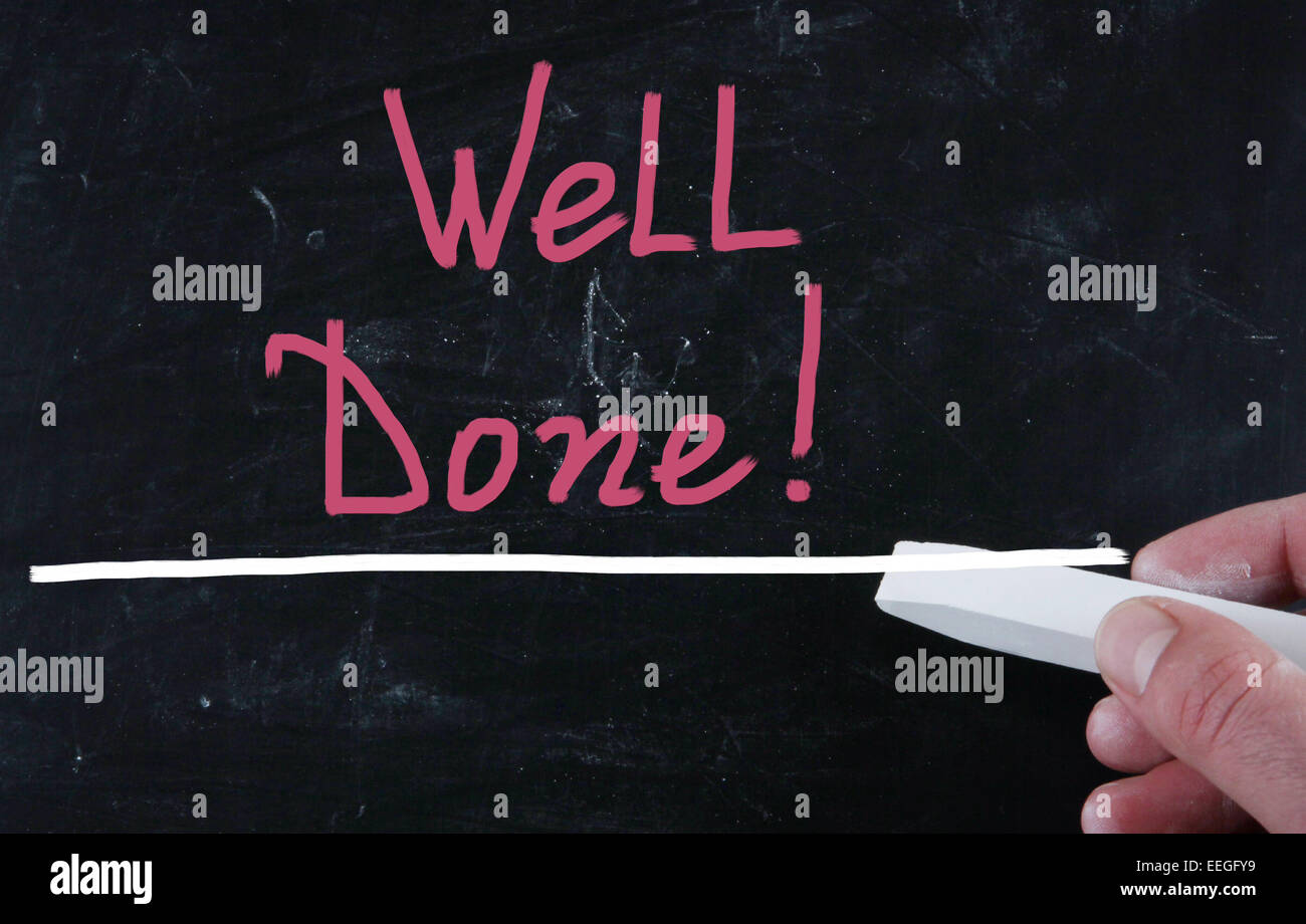 Well done note hi-res stock photography and images - Alamy