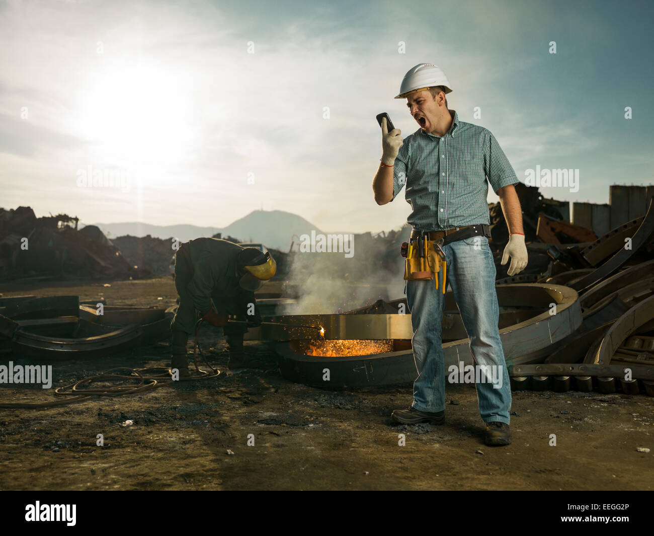 Welding inspector hi-res stock photography and images - Alamy