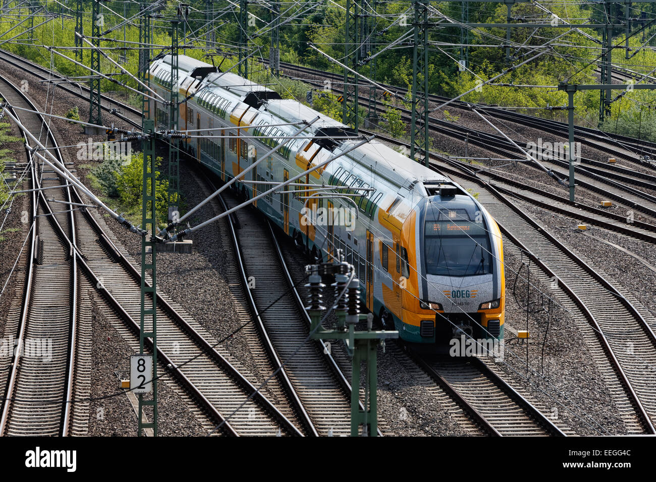 German double decker passenger hi-res stock photography and images - Alamy