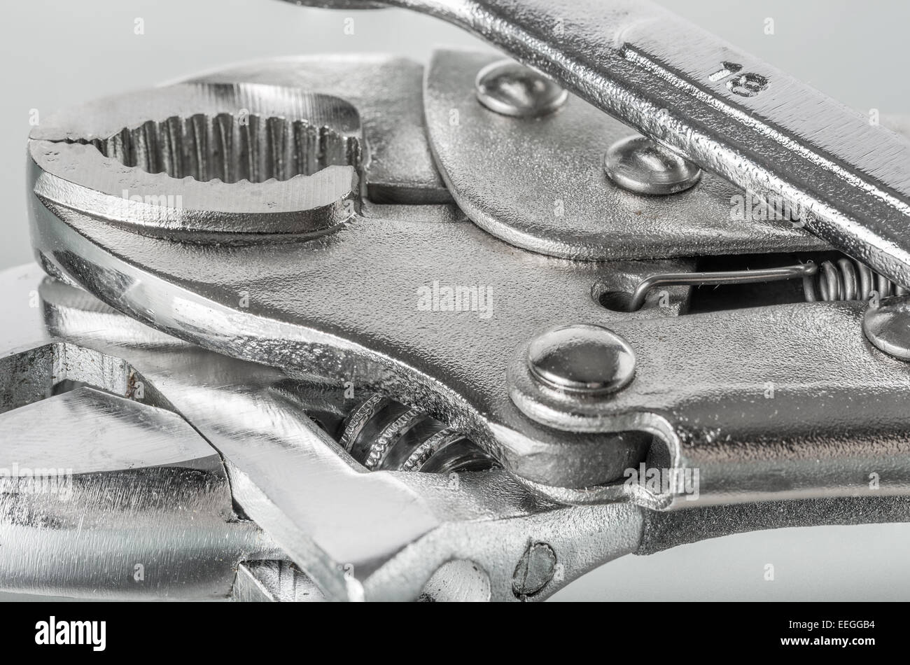 Closeup of chrome tools Stock Photo - Alamy