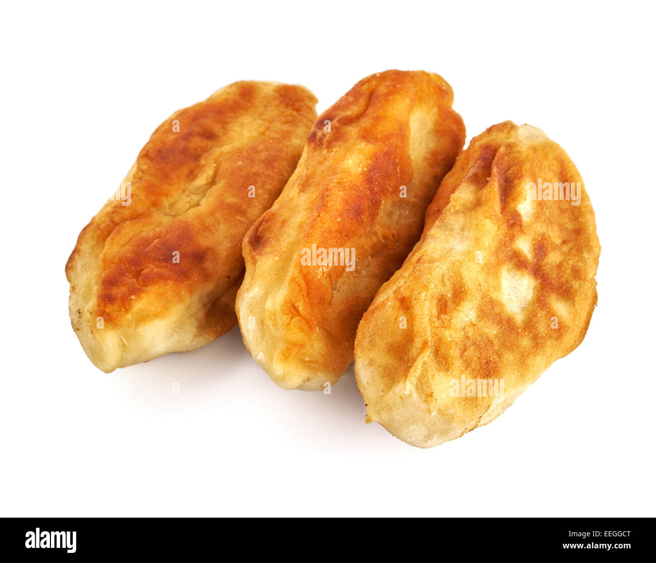 Fresh baked russian pastry isolated on white Stock Photo - Alamy