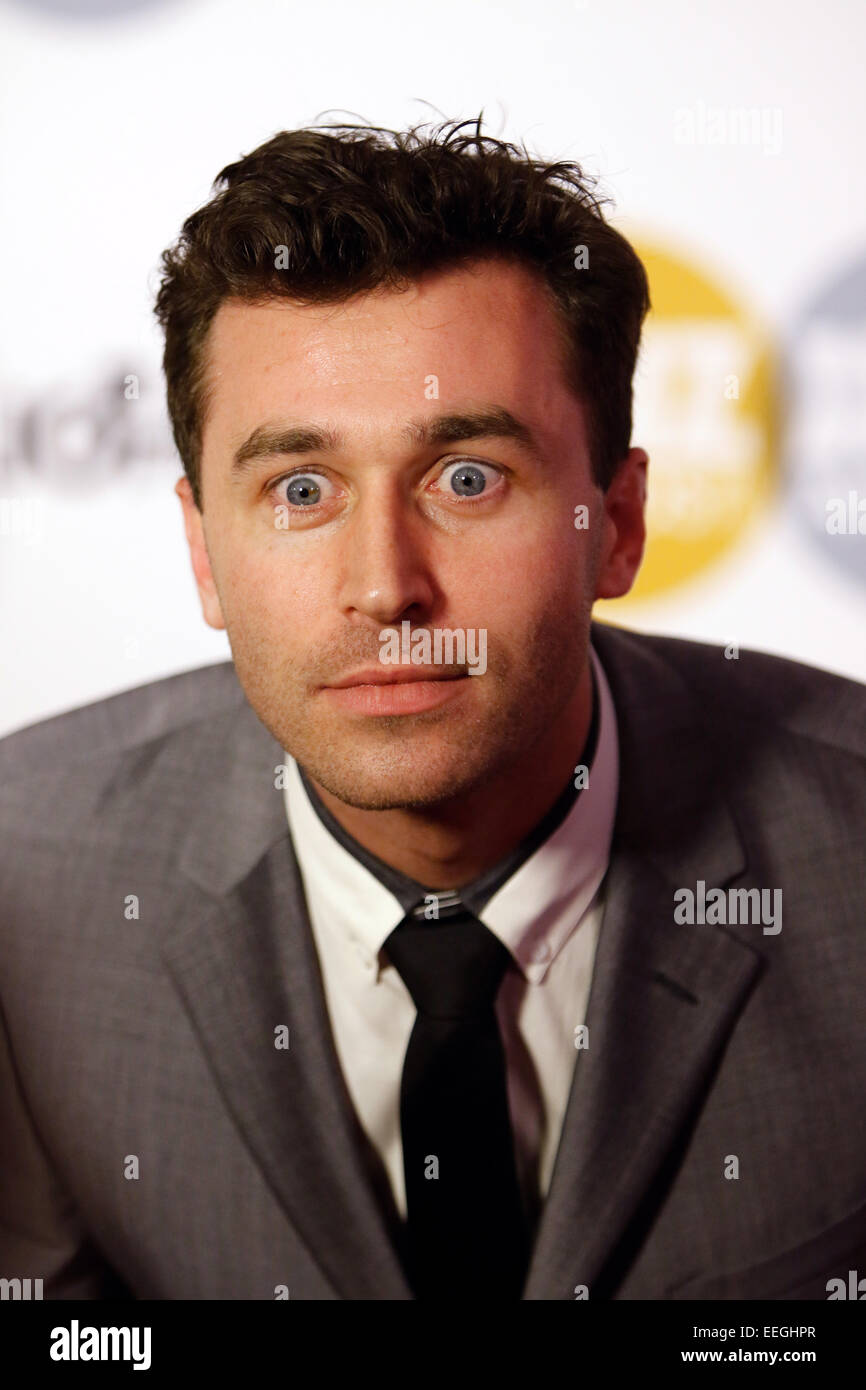 LA, California, USA. 16th Jan, 2015. Adult film actor James Deen ...