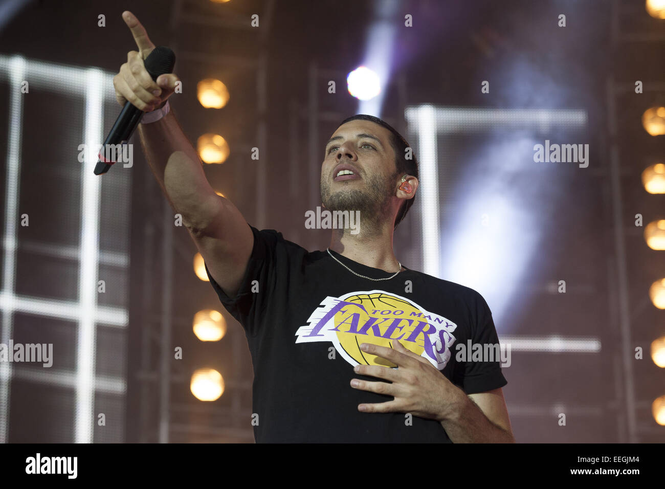 MTV Crashes Plymouth held at Plymouth Hoe Featuring: Example,Elliot ...