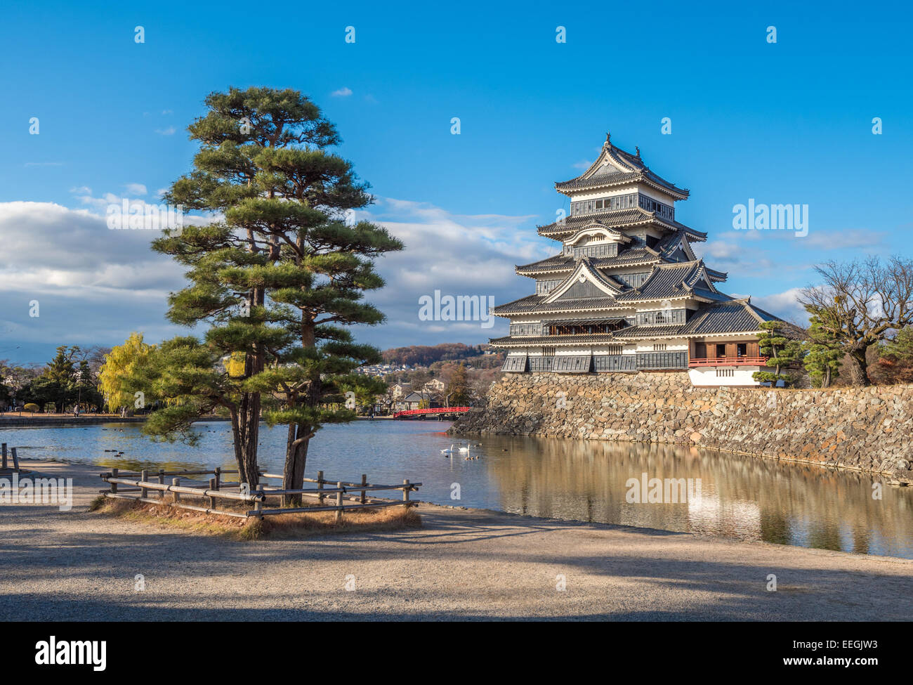 Matsumoto castle, national treasure of Japan Stock Photo - Alamy