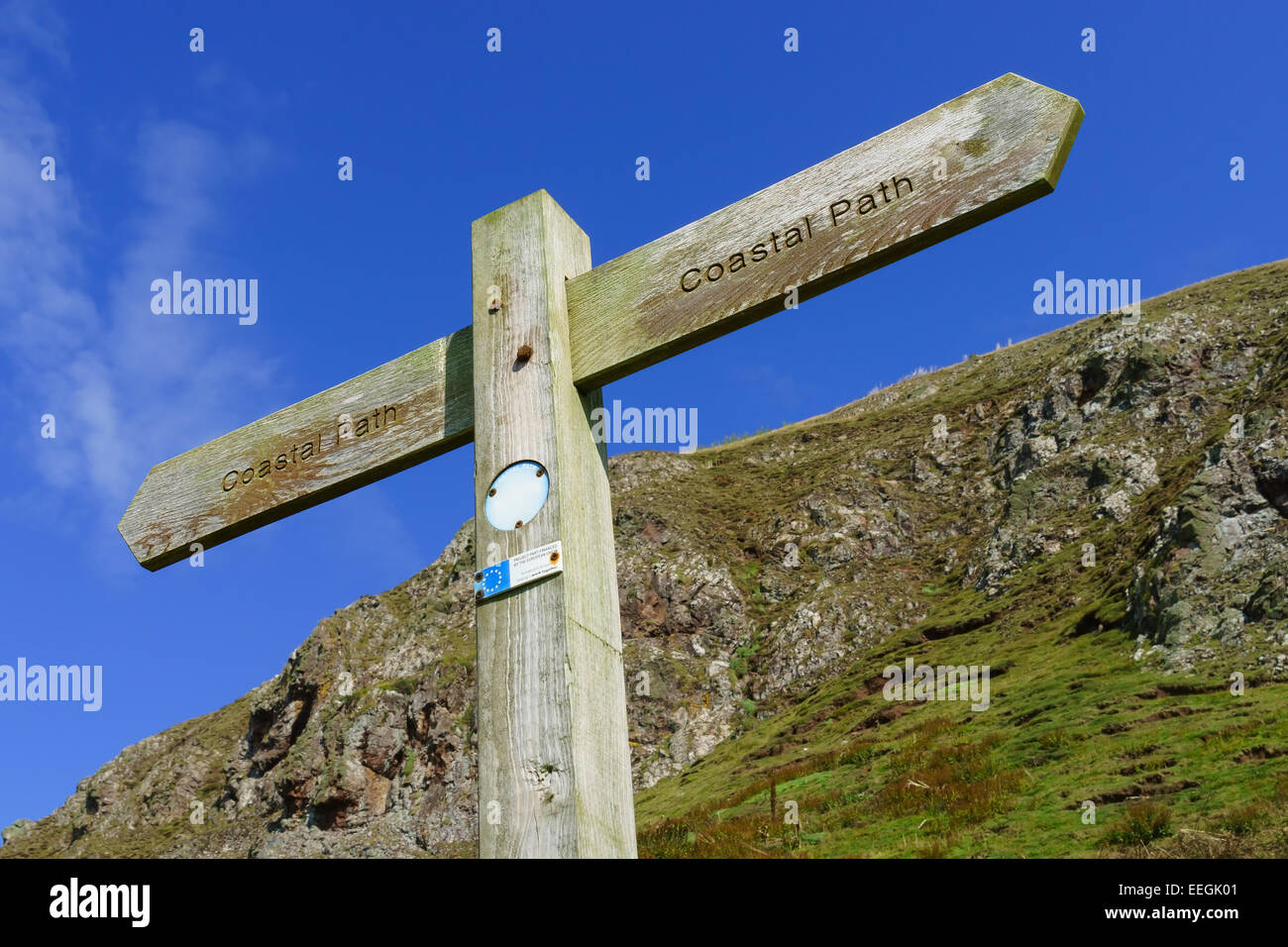 Coastal path signs hi-res stock photography and images - Alamy