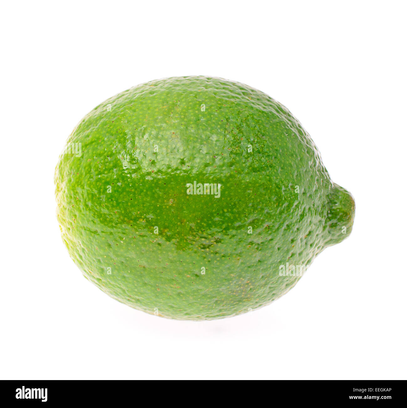 Fresh Ripe Lime, Isolated on White Background Stock Photo - Alamy