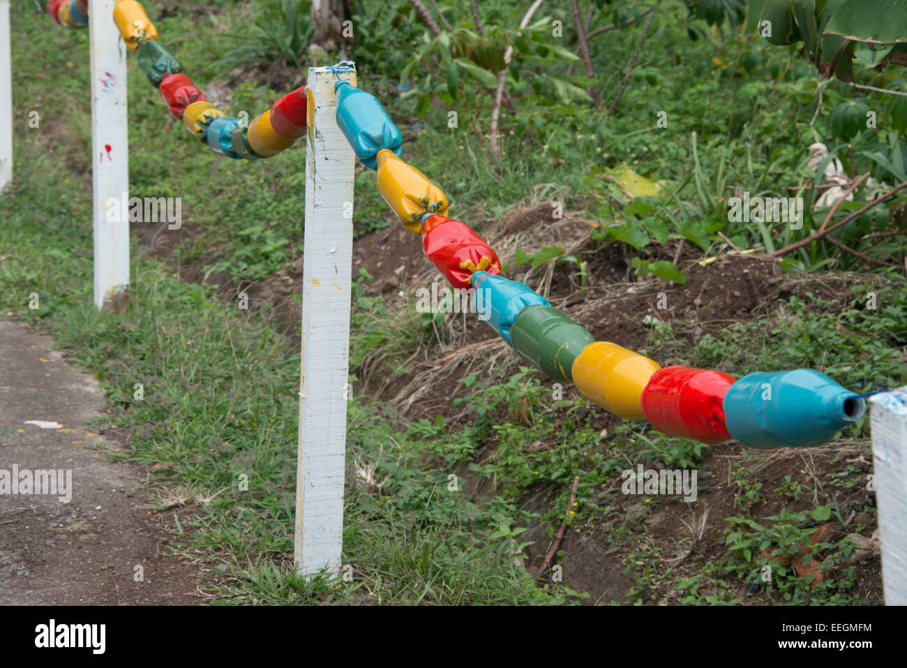 Fiji, Island of Ovalua, port town of Levuka. First Colonial settlement ...
