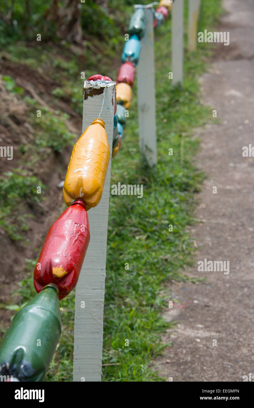 Fiji, Island of Ovalua, port town of Levuka. First Colonial settlement ...