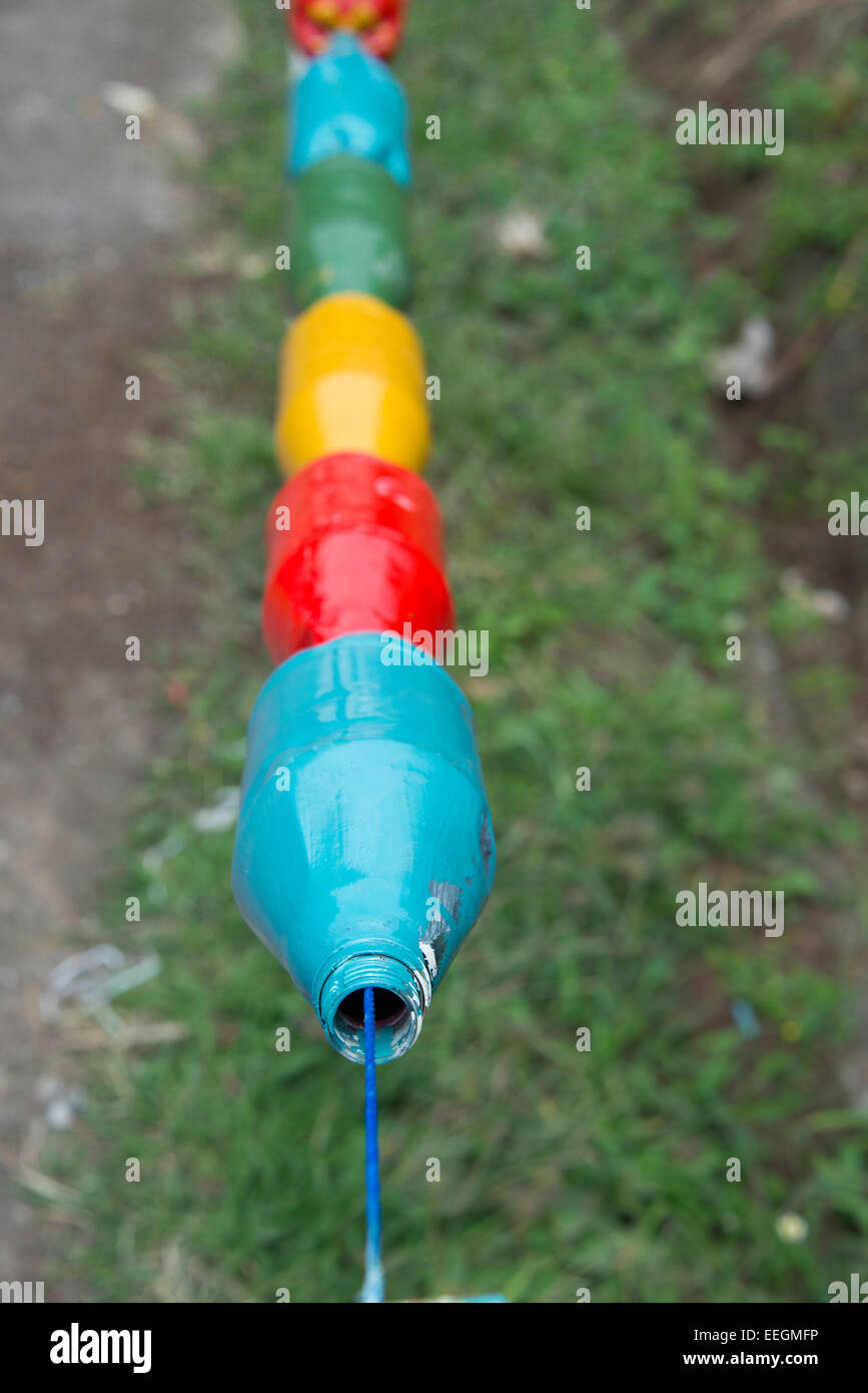 Fiji, Island of Ovalua, port town of Levuka. First Colonial settlement ...