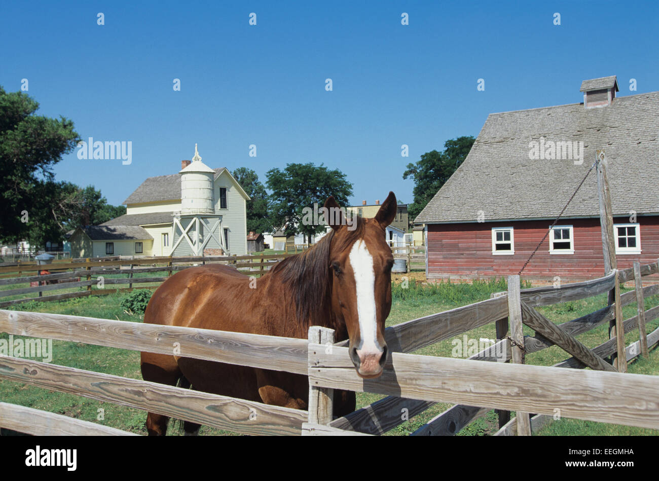 Part of Railroad Town, Nebraska at Stuhr Museum of the Prairie Pioneer ...