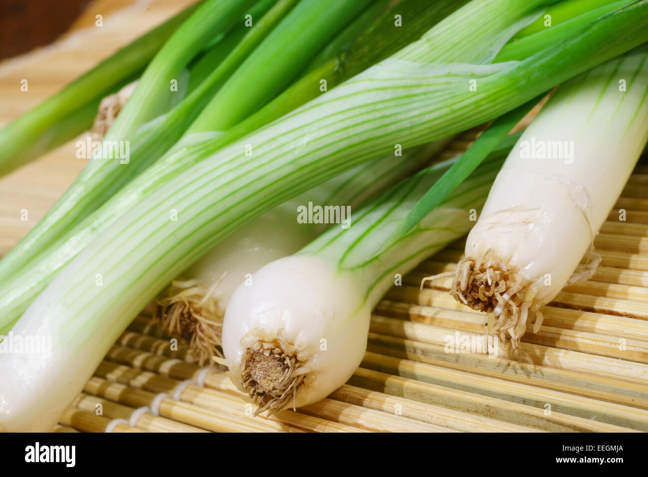 Green onions hi-res stock photography and images - Alamy