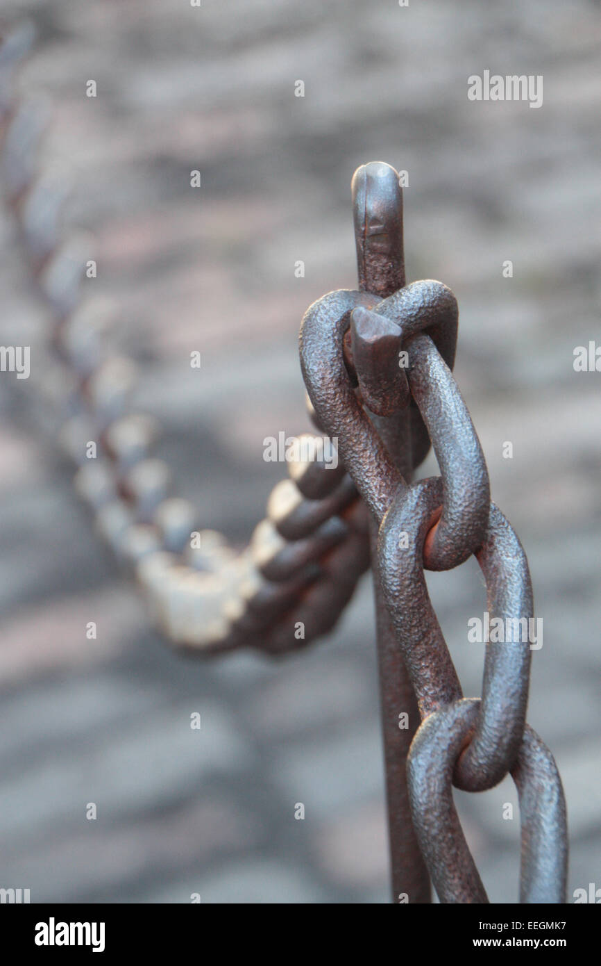 Chain at Black Country Museum Stock Photo - Alamy