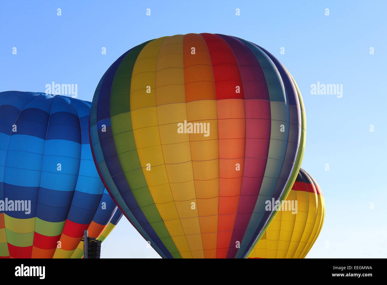 A hot air balloon shaped like a fox gets up in the sky Stock Photo - Alamy